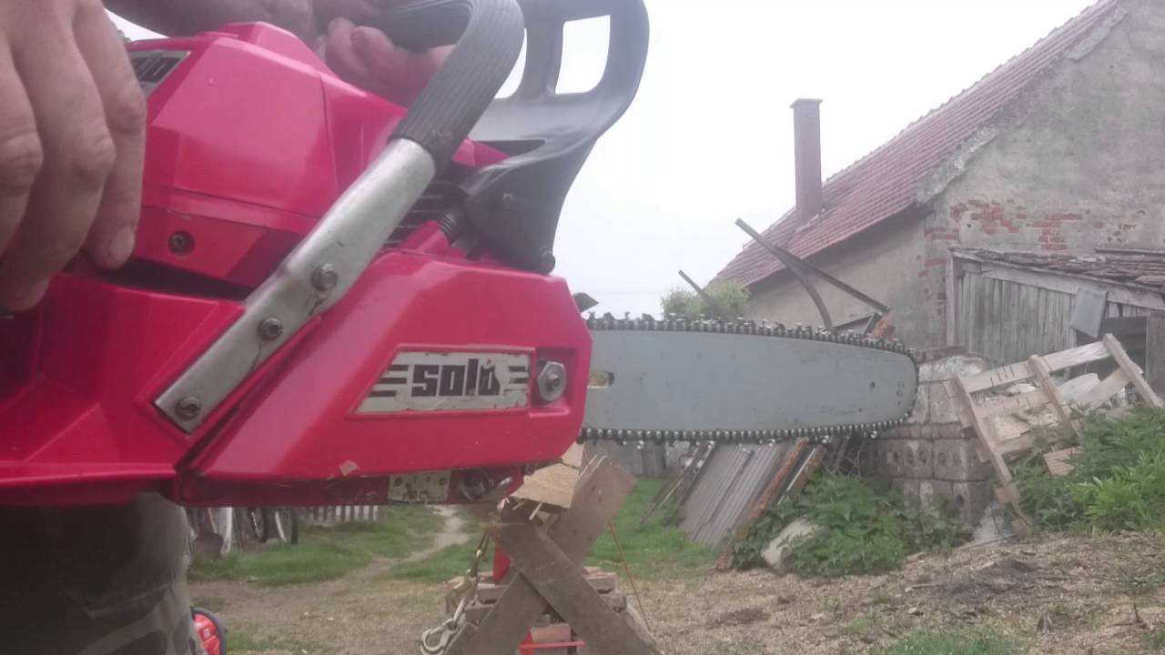 Solo 644 chainsaw ;-)! - YouTube