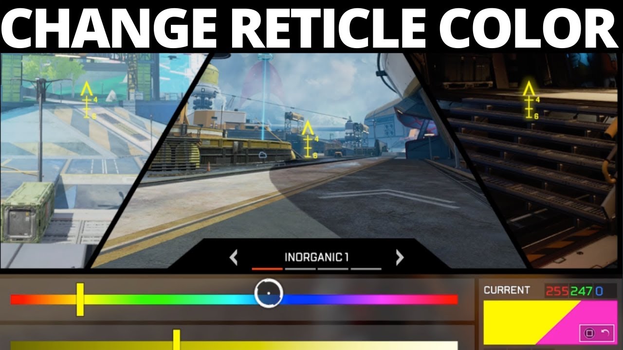 How To Change Reticle Colour In Apex Legends - YouTube