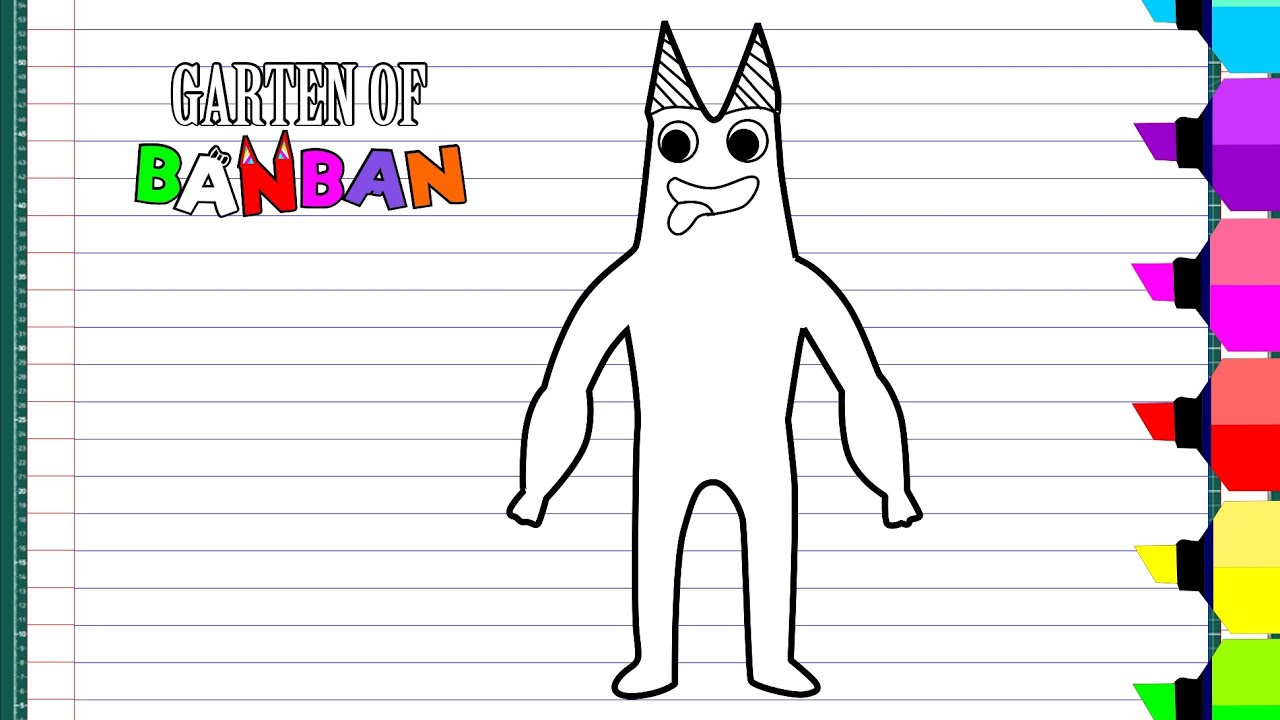 How To Draw Banban | Garten Of Banban - YouTube