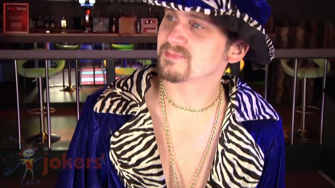 Blue Pimp Costume & Hat (ref: 63452) - YouTube