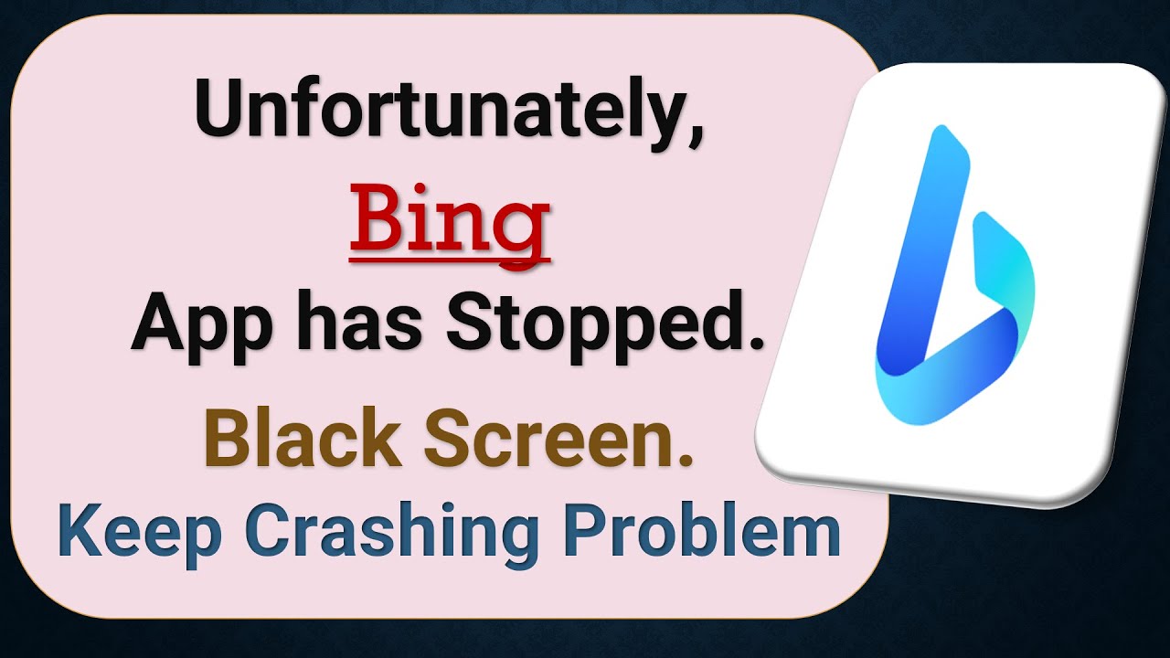 How to Fix Unfortunately, Bing App has Stopped on Android Phone - YouTube