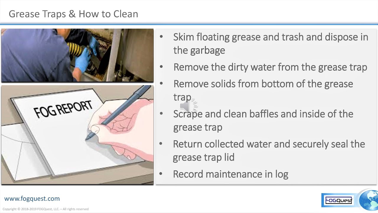 FOGQuest - How To Clean Grease Trap - YouTube