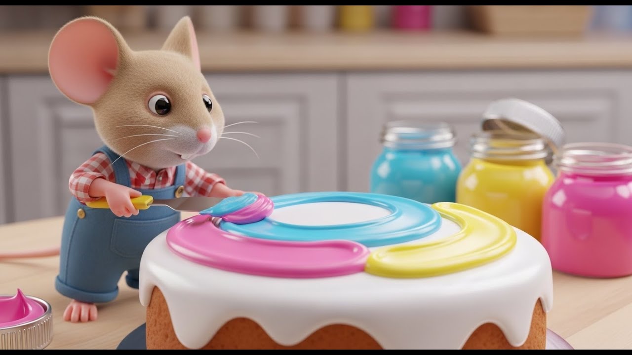 The Mouse Who Baked a Cake | Nursery Rhyme Song for Kids - YouTube