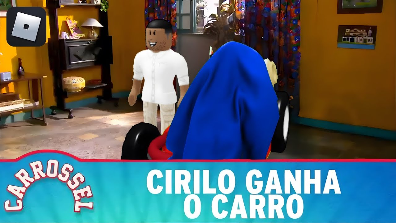 Cirilo fica rico e ganha um carro de presente | Carrossel no Roblox ...