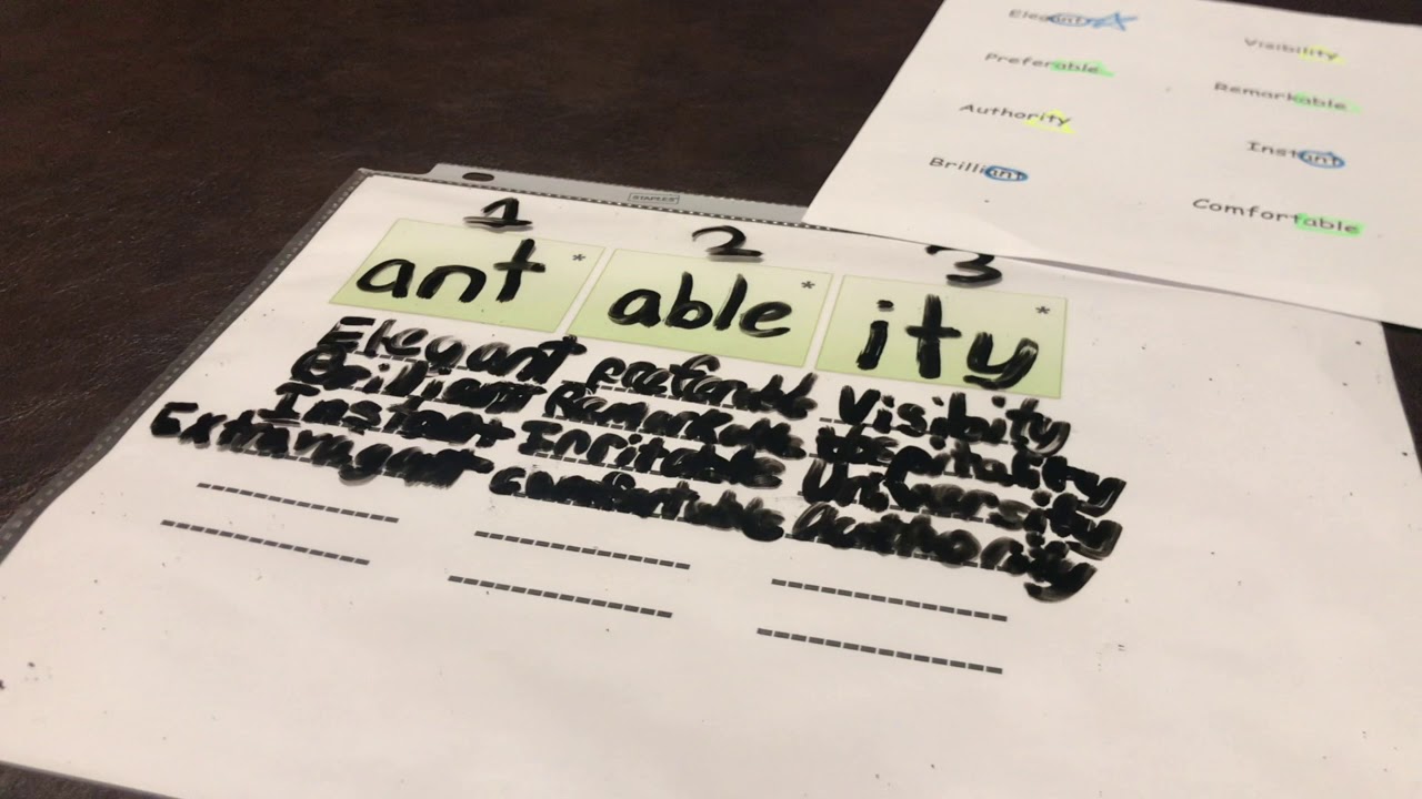 Word Sorting 3rd graders at work! - YouTube