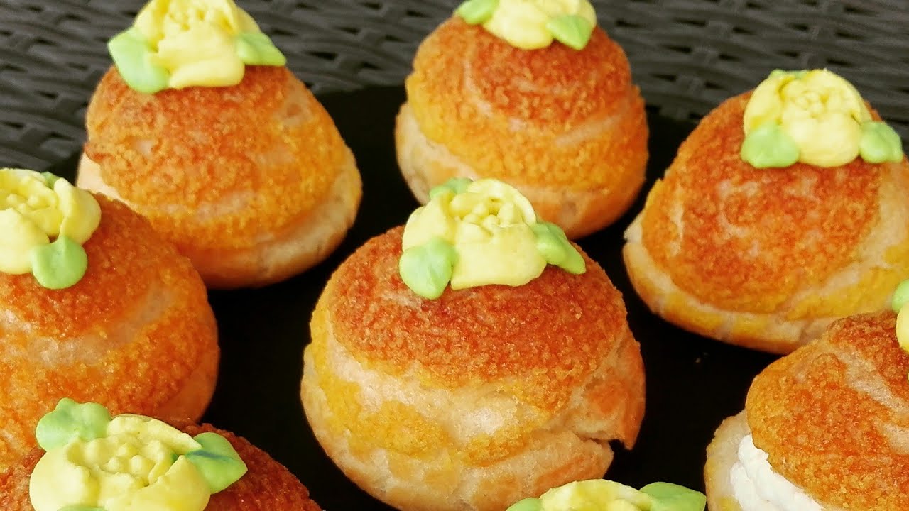 RECETA PROFITEROLES DE LIMON.RETETA PROFITEROL DE LAMIIE.HOW TO MAKE ...