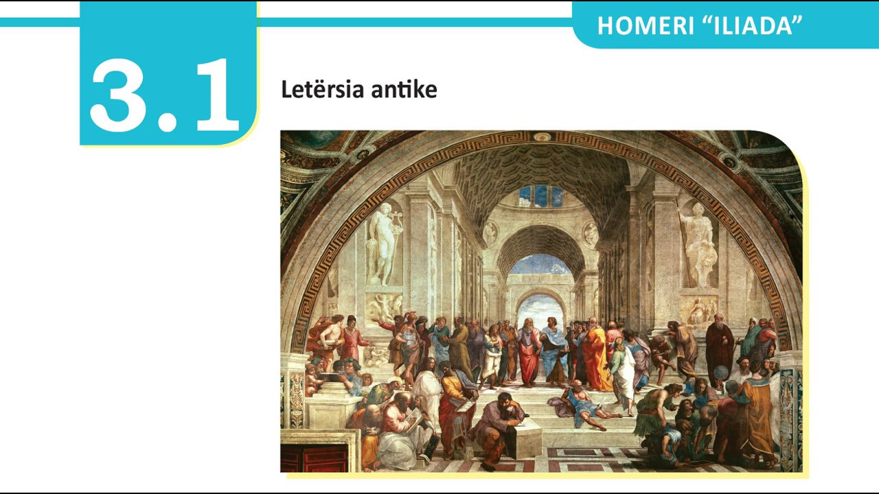 Letersia 10 Filara Mesimi 3 1 Letërsia antike - YouTube