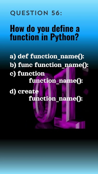 Python Qn 56 Python Questions And Answers Tech Ns Arena Programmingquiz Youtube