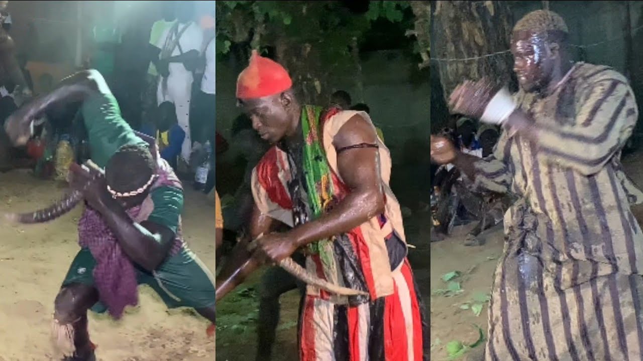 Entrée des lutteurs à FIMELA, NDIOL SANA, LAMINE PETIT SÉLÉ, BIG MAMA ...