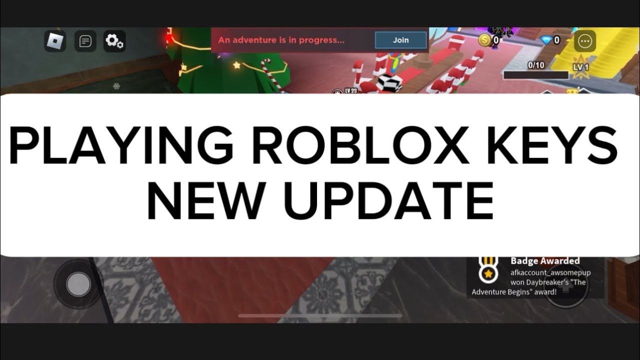 NEW KEYS UPDATE! BEST UPDATE EVER 🤩 (Roblox) - YouTube