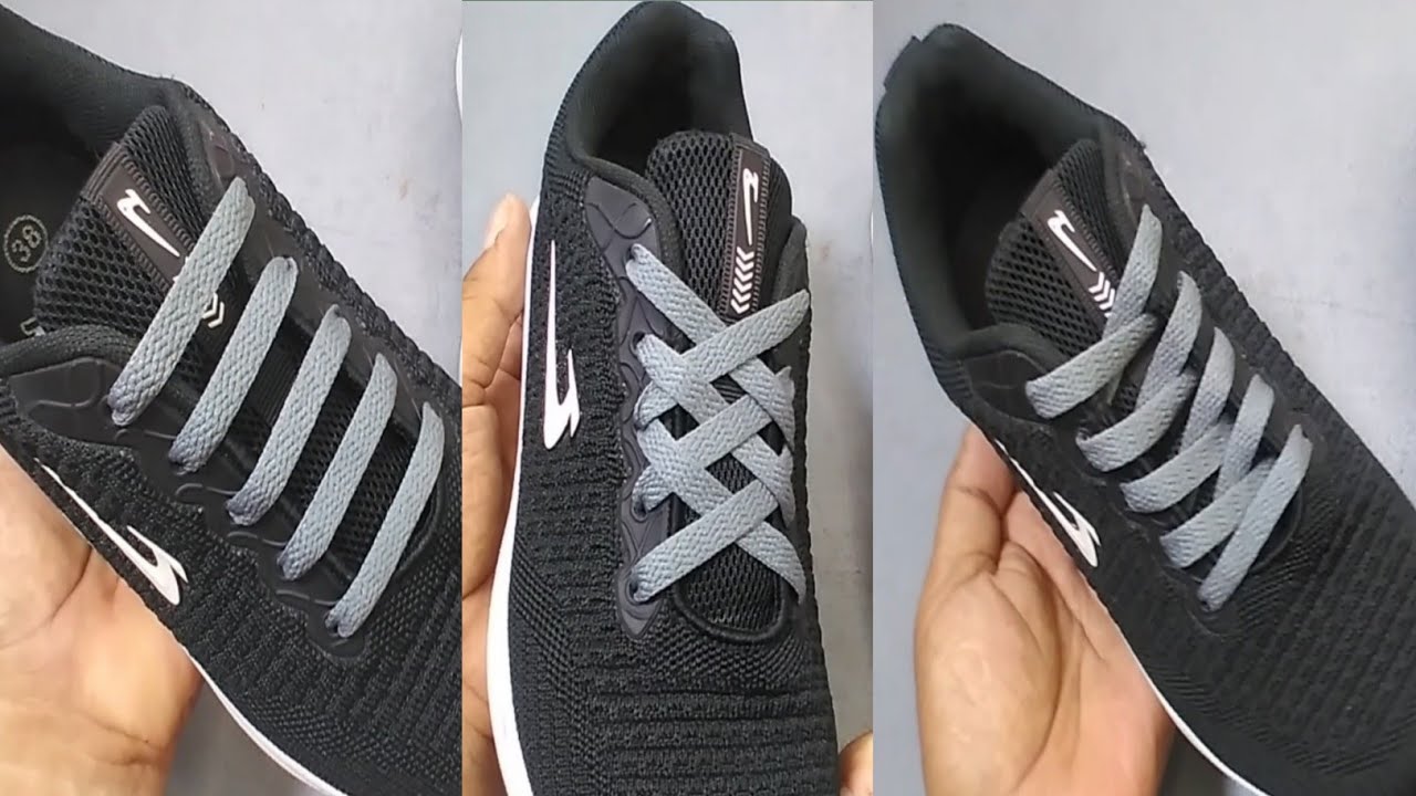 3 CARA KEREN MEMASANG TALI SEPATU - YouTube