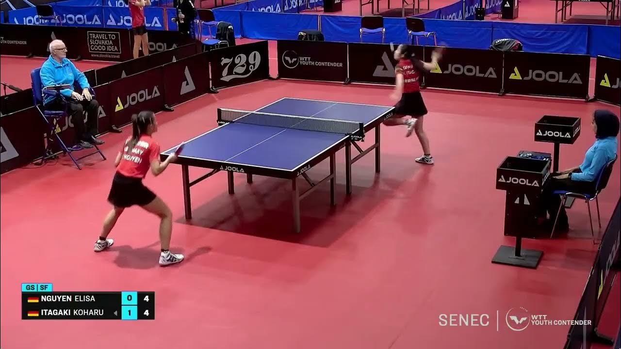 Koharu Itagaki (GER) vs Elisa Nguyen (GER) | U17 SF | 2024 WTT Youth Contender Senec - YouTube