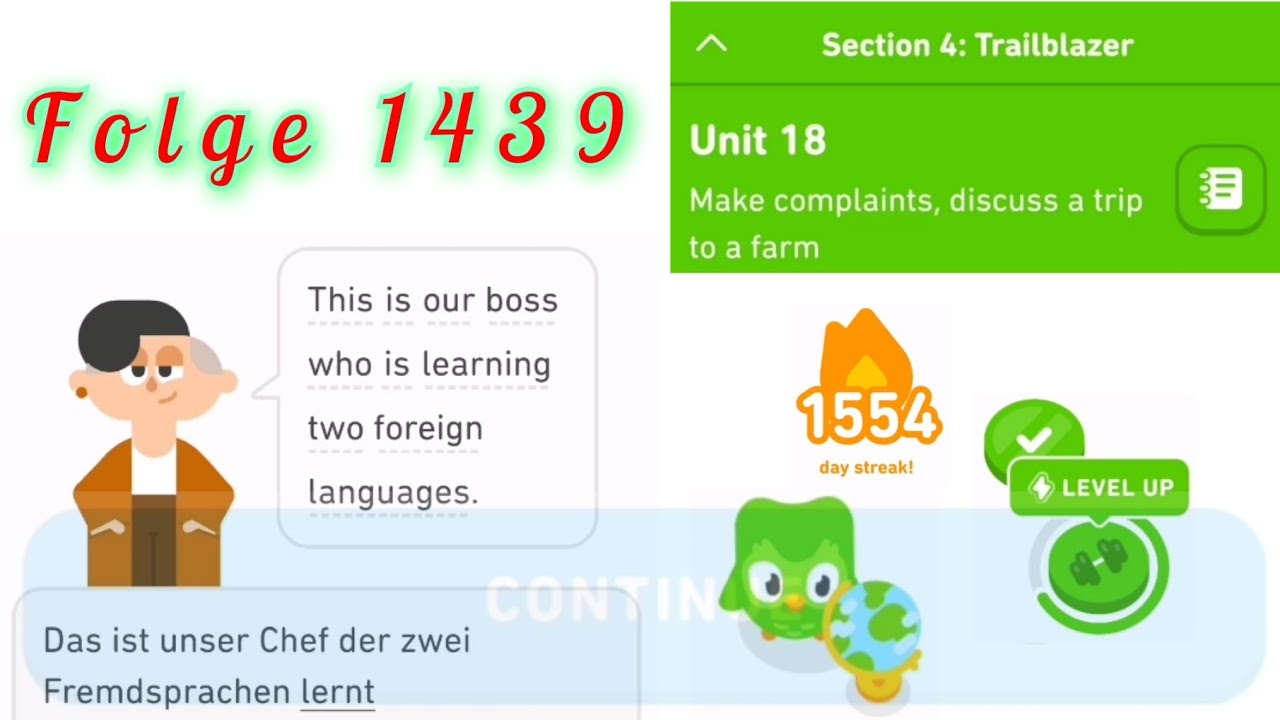 Let's Learn German With Duolingo | Episode 1439 - YouTube