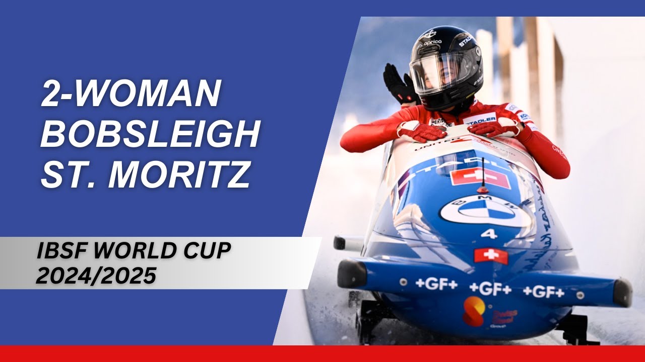 IBSF World Cup St. Moritz - 2-Women Bobsleigh - Heat 1 - YouTube