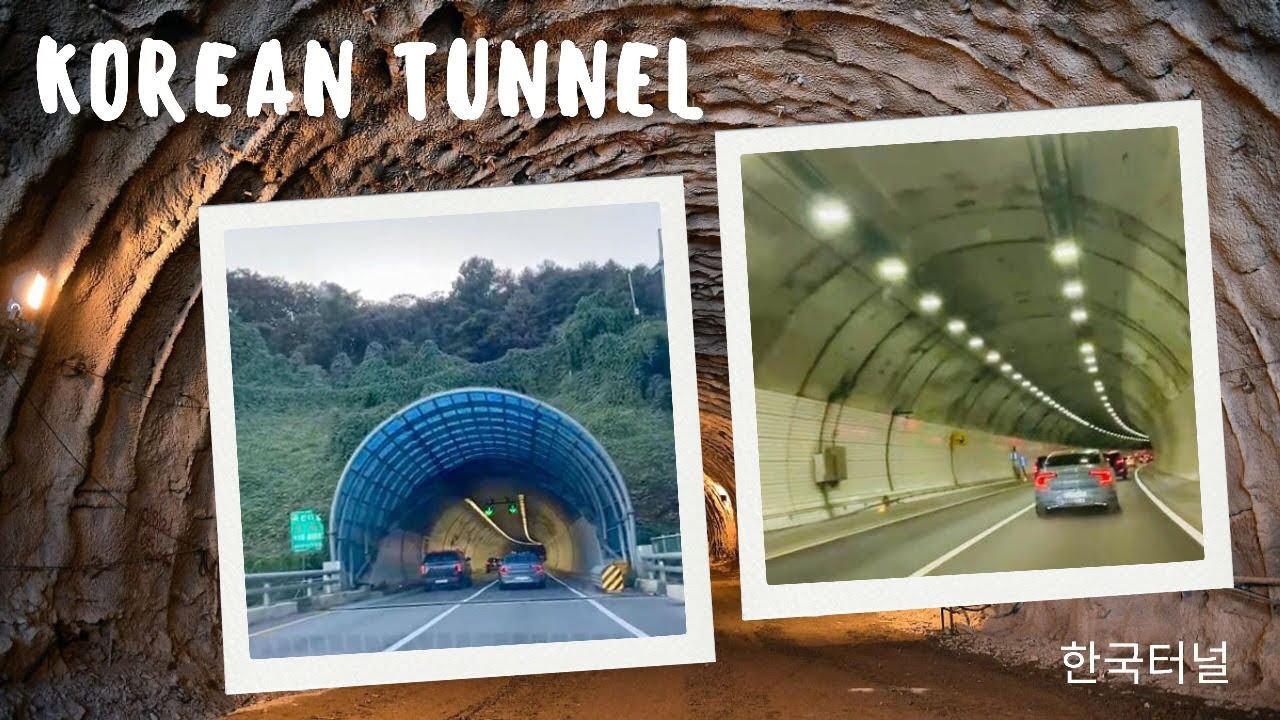 Korean Tunnel | 5 tunnels in a 1 way road | - YouTube