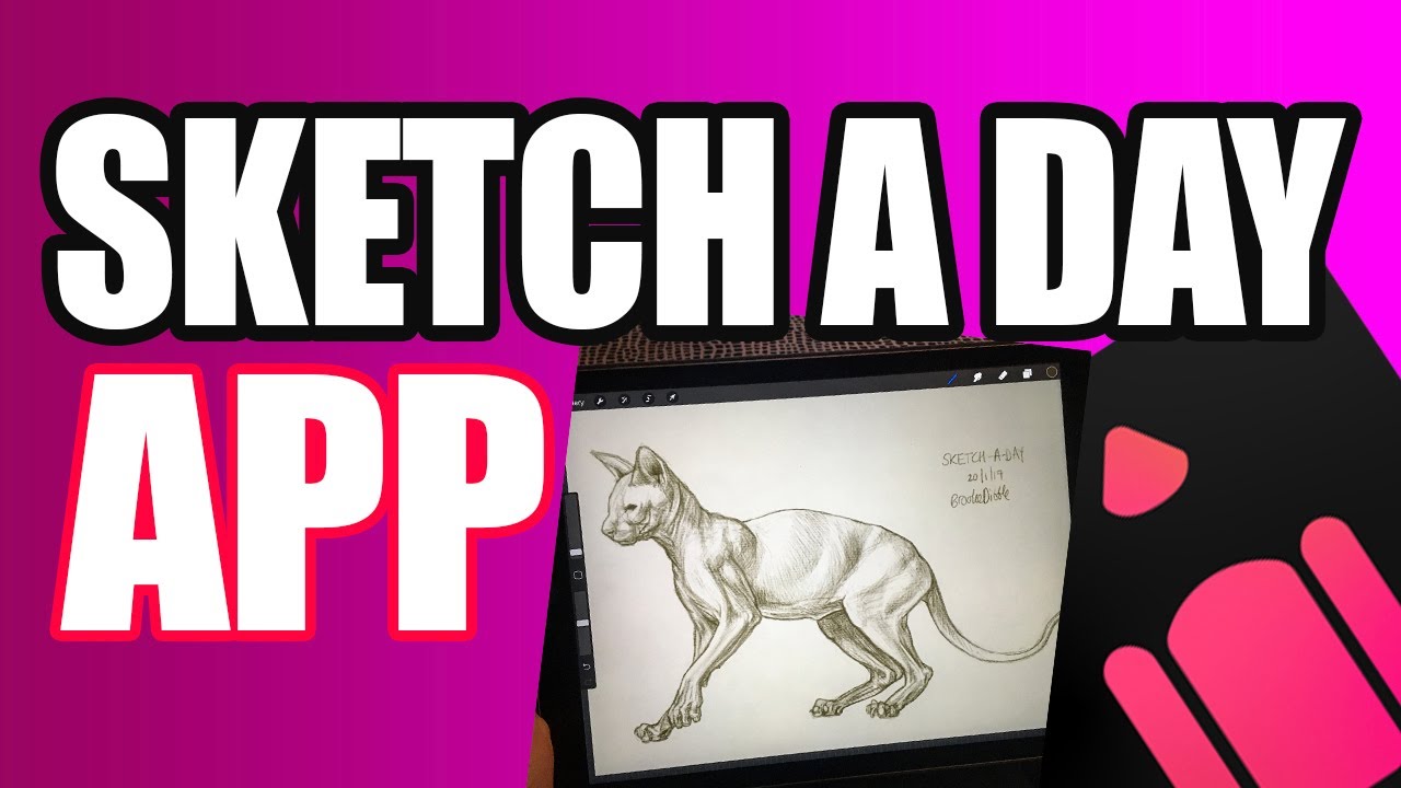 Sketch a Day | Best Draw Everyday App - YouTube
