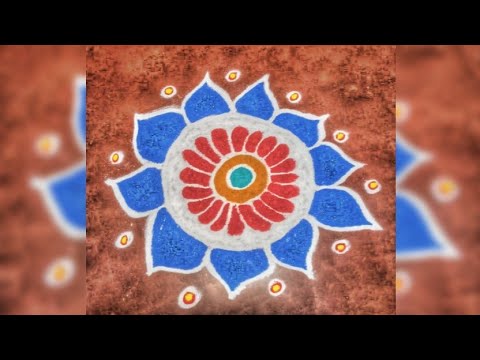 Rangoli Design Art || Rangoli Flower || Essay Rangoli || Festival ...