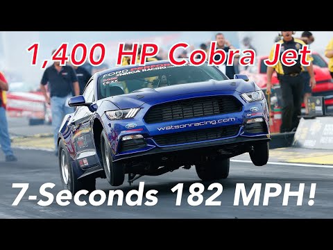 1,400 HP Ford Mustang Runs 7s at 180 mph - Inside Look at the Watson ...