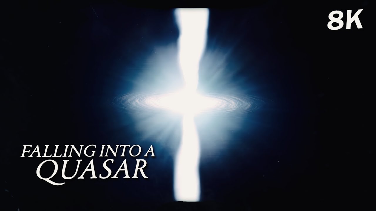 Being Consumed by a Gigantic Quasar [8K] - YouTube