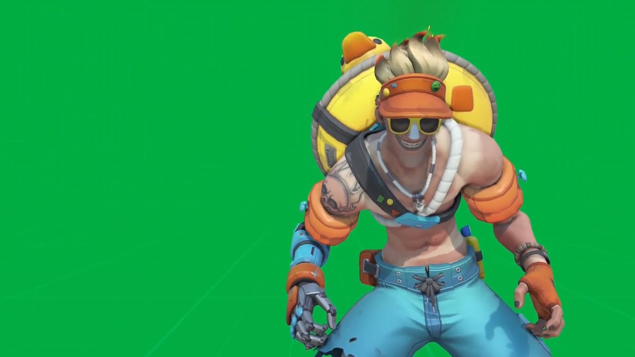 Junkrat Highlight Intros Green Screen [Beachrat] - YouTube