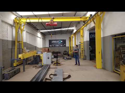 Semi-Pórtico Completo - 65x41mm Cap 05 Ton - YouTube