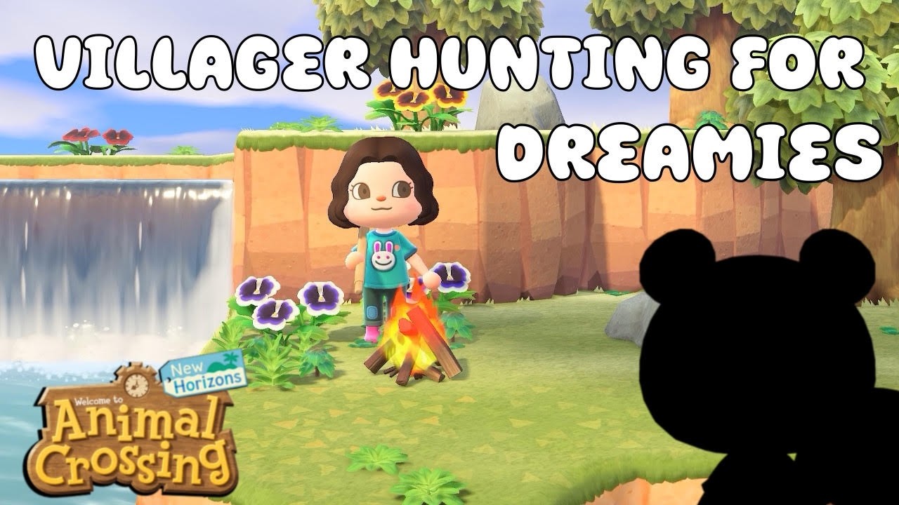 Villager Hunting for Dreamies in Animal Crossing: New Horizons - YouTube