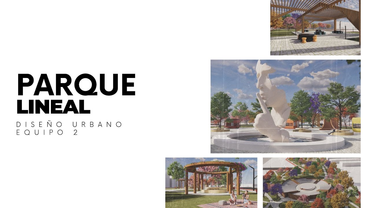 Animación parque lineal Diseño Urbano Equipo 2 - YouTube