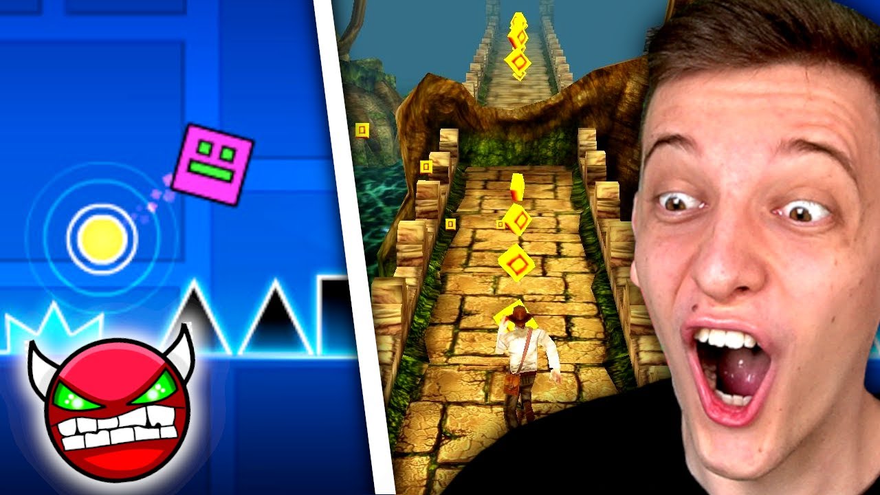 Nach diesen SPIELEN war LUKAS komplett SÜCHTIG...😂 (Geometry Dash ...
