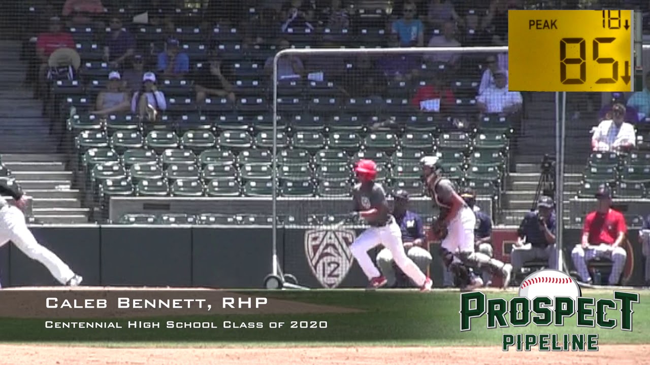 Caleb Bennett Prospect Video, RHP, Centennial High School Class of 2020 ...