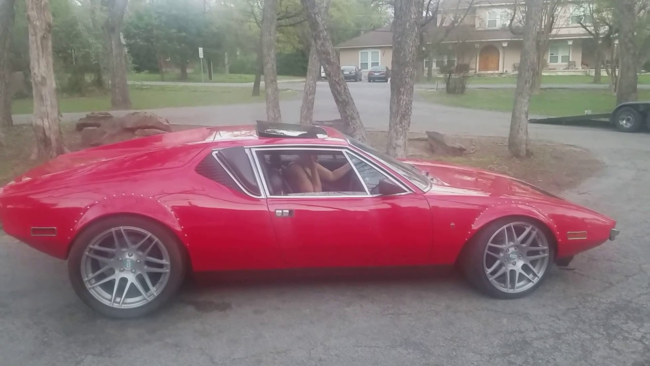 Sarah taking out the 1971 Pantera set up for vintage racing. - YouTube