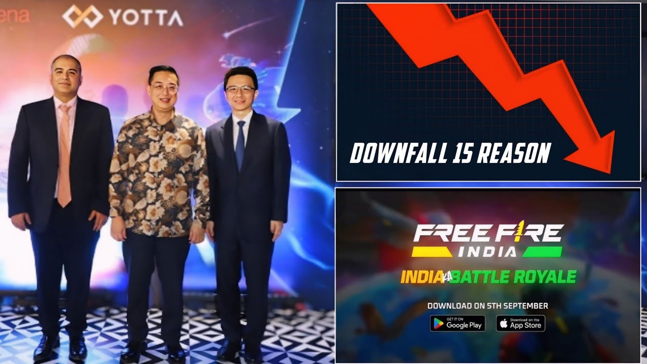 Free fire India launch date 📅 || free fire downfall why left old player ...