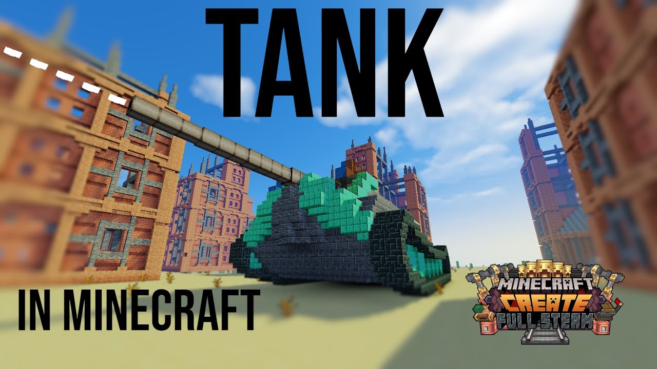 I made the BIGGEST TANK - Create Mod v0.5 - YouTube