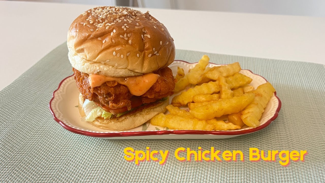 Spicy Chicken Burger | McDonald Spicy Chicken Mc Deluxe | Spicy crispy ...