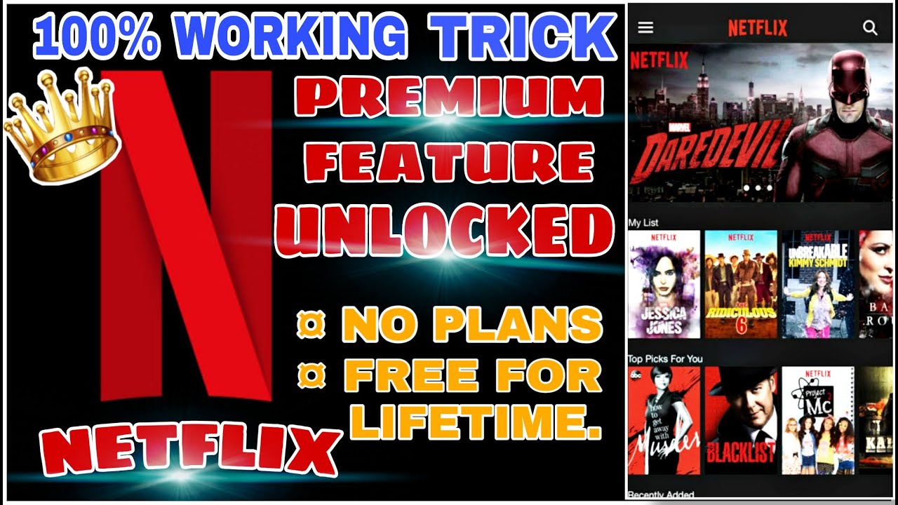 HOW TO UNLOCK NETFLIX PREMIUM FEATURE 100% WORKING TRICK. - YouTube