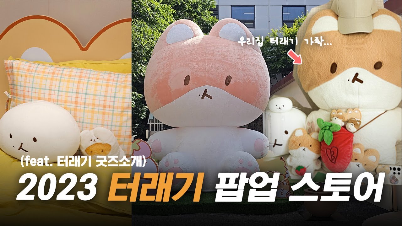 4k 돌아온 백현이 터래기 팝업 스토어 오픈런 ㅅ 터래기 굿즈 언박싱 엑소 백현 터래기 터래기 굿즈 성수