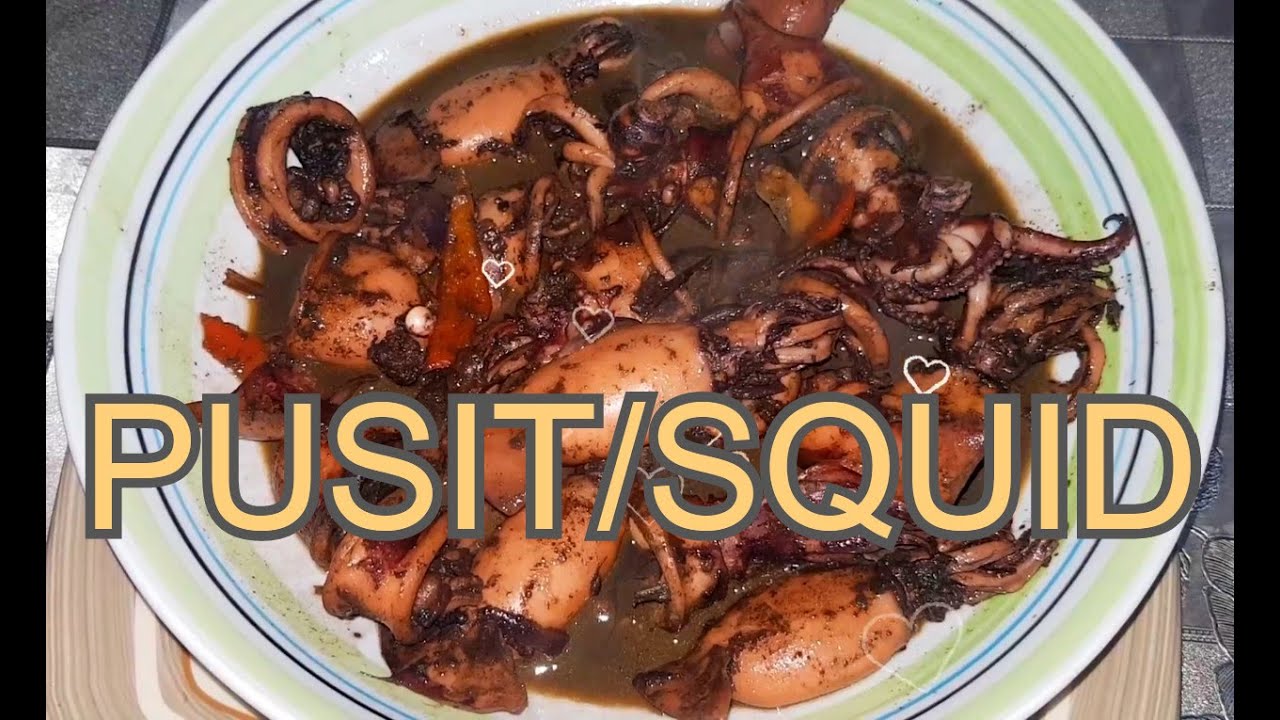 How to Cook Adobong Pusit/Squid | MAMA J's VLOG - YouTube