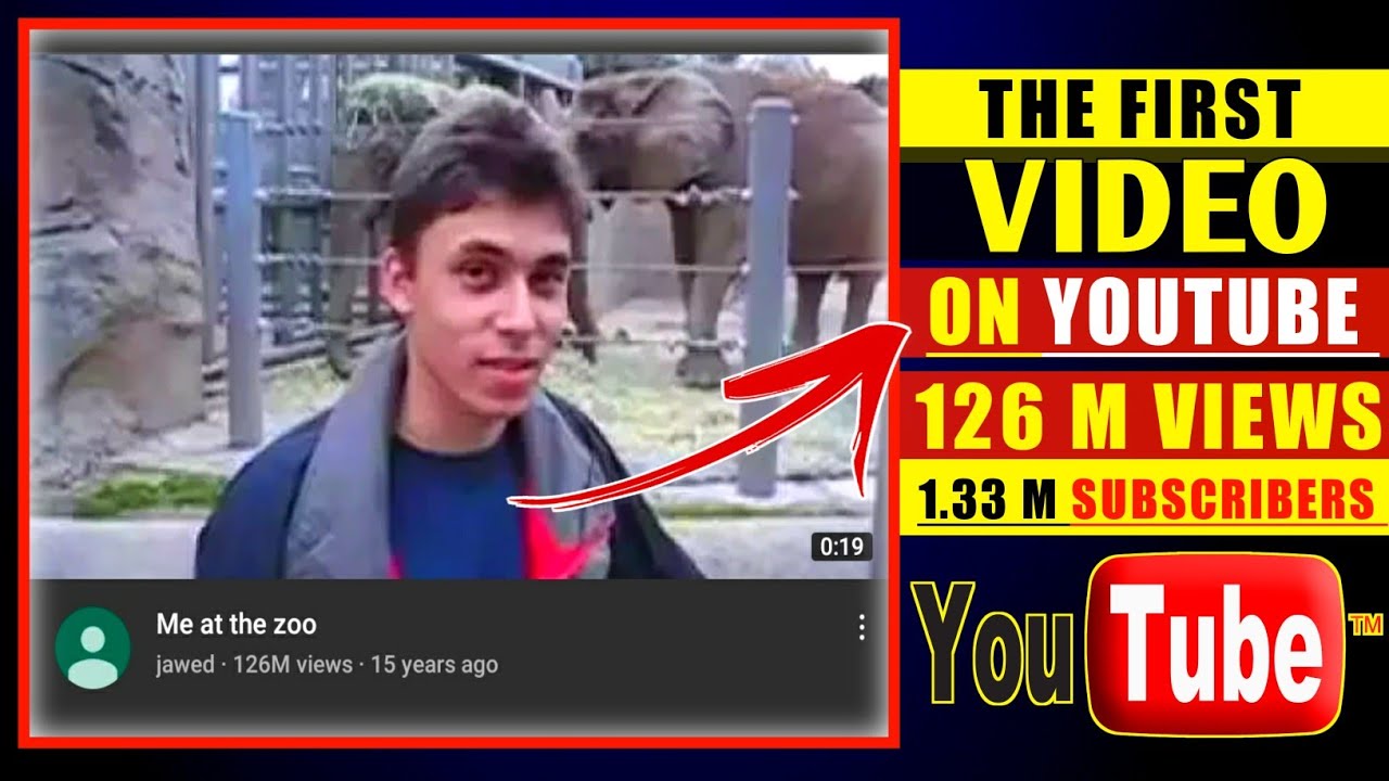 Me at the zoo | Jawed Karim | The First Video Uploaded on Youtube - YouTube