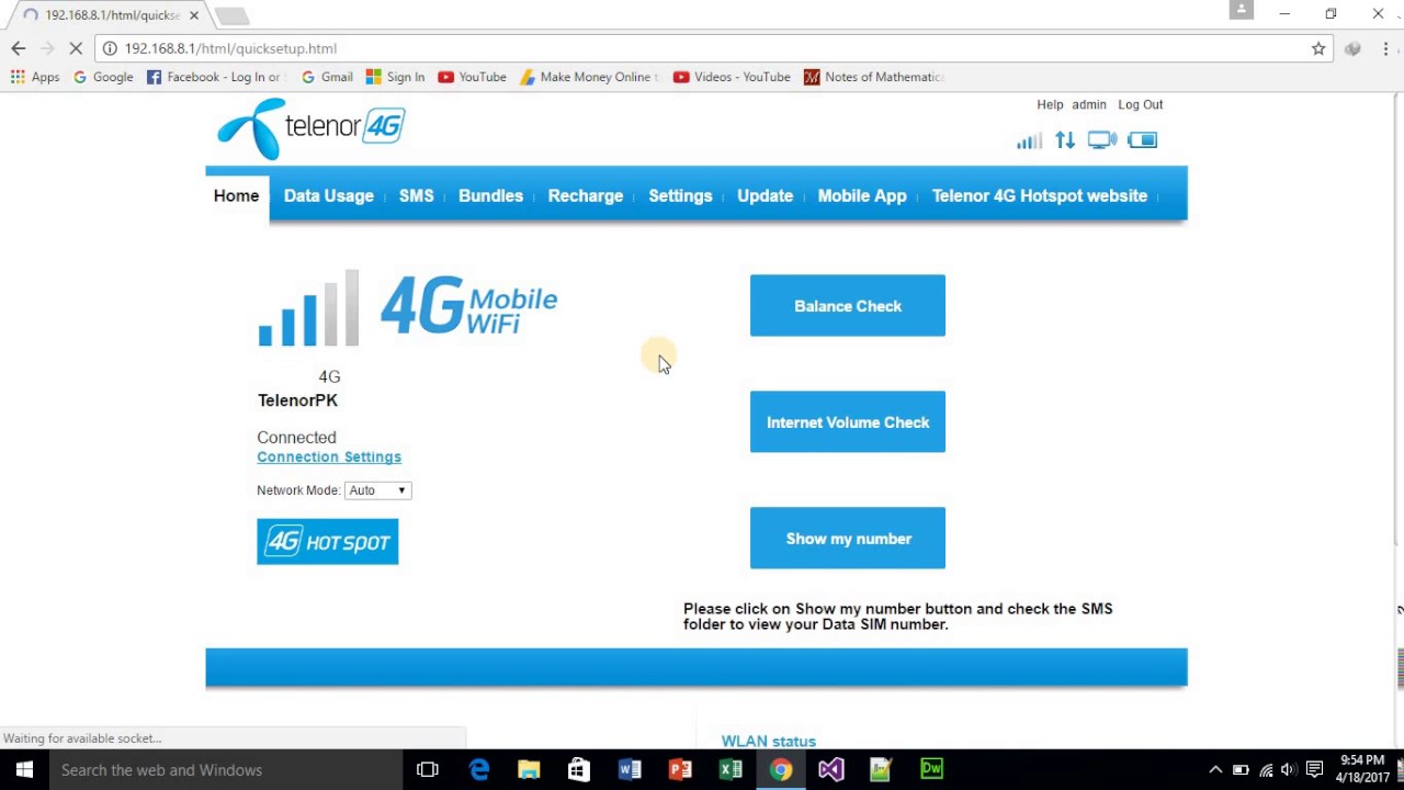 How to change Telenor Evo and Cloud password and name 2017 - YouTube