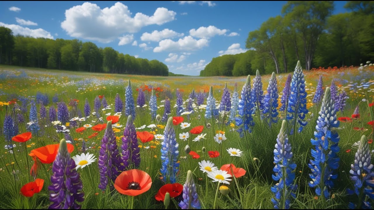 Beautiful Relaxing Hymns, Peaceful Instrumental Music, "Awaking Spring ...