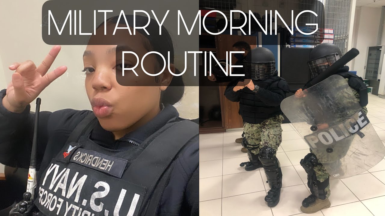 MILITARY MORNING ROUTINE | Security Forces Edition - YouTube