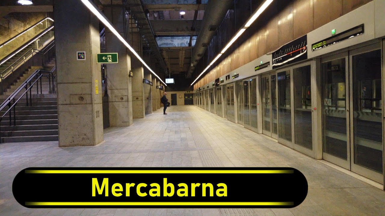 Metro Station Mercabarna - Barcelona 🇪🇸 - Walkthrough 🚶 - YouTube