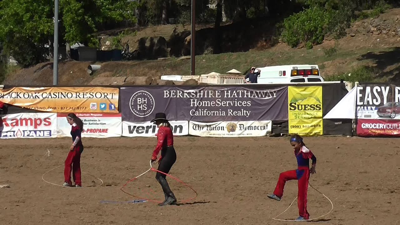 Riata Ranch Cowboy Girls At The Sonora Rodeo - YouTube