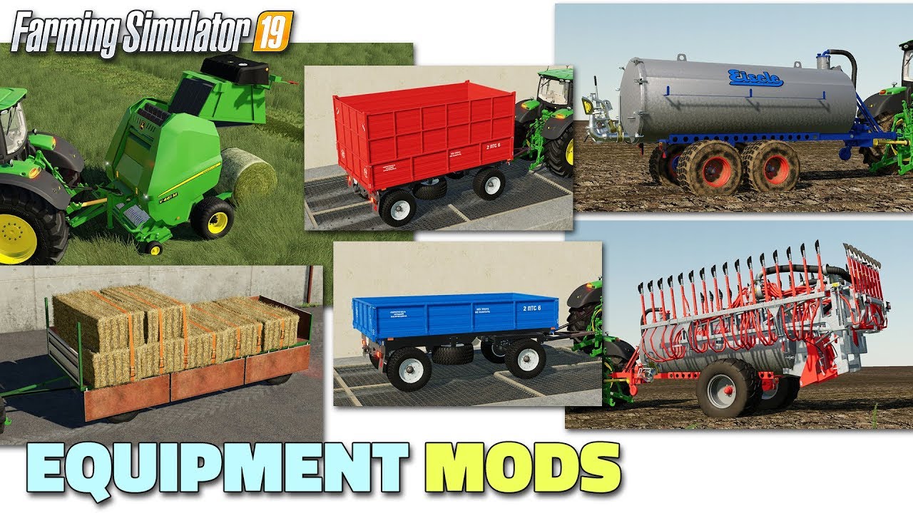 FS19 | Equipment Mods (2020-04-11) - review - YouTube