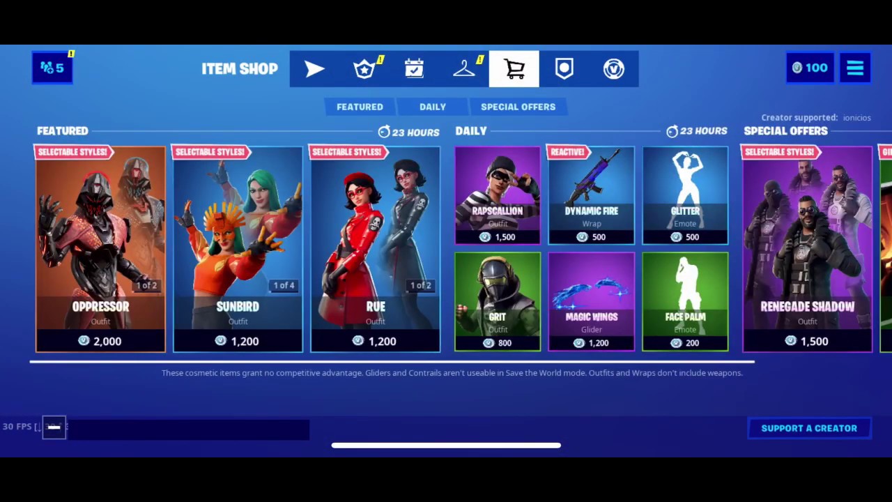 New item shop/may 26 - YouTube