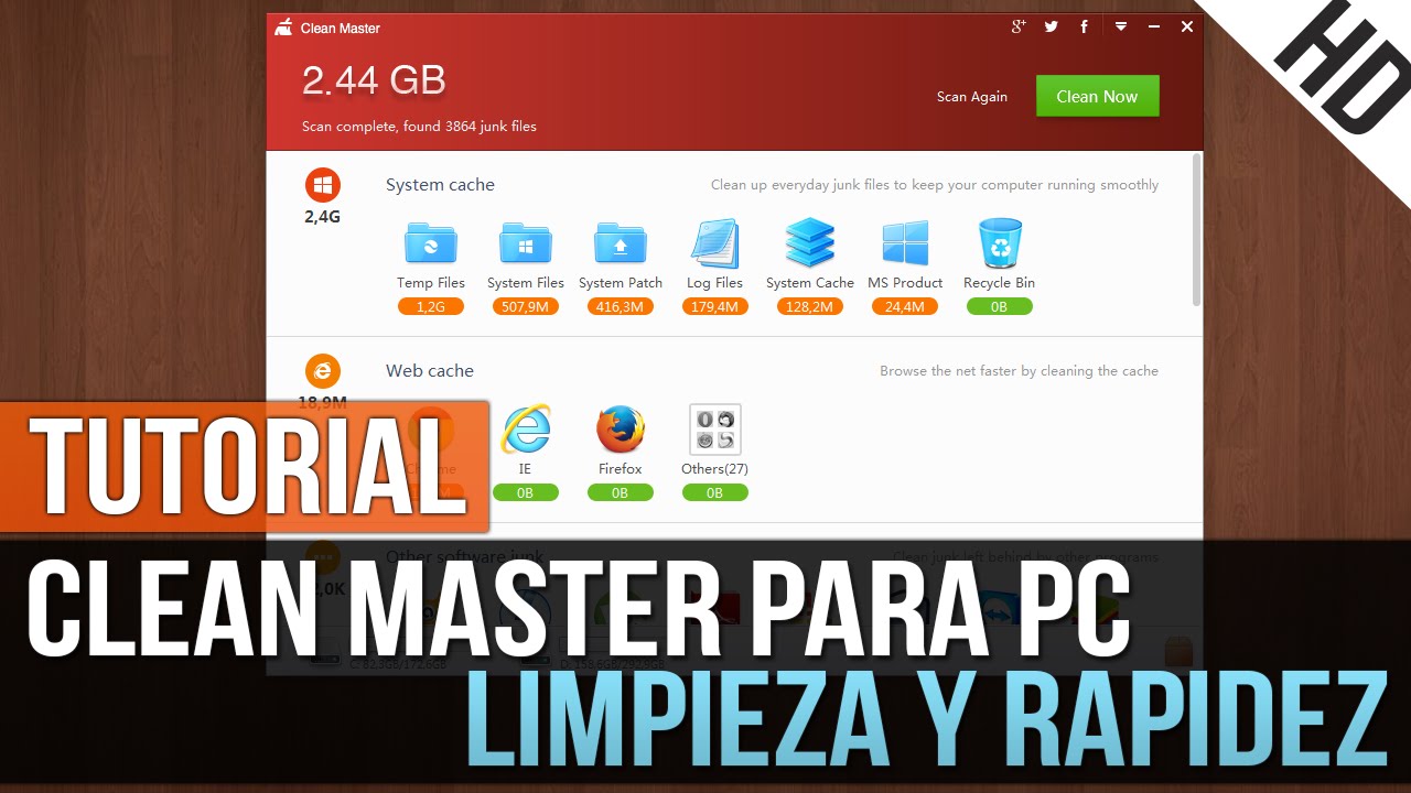CleanMaster para PC ¡Ya disponible! - YouTube