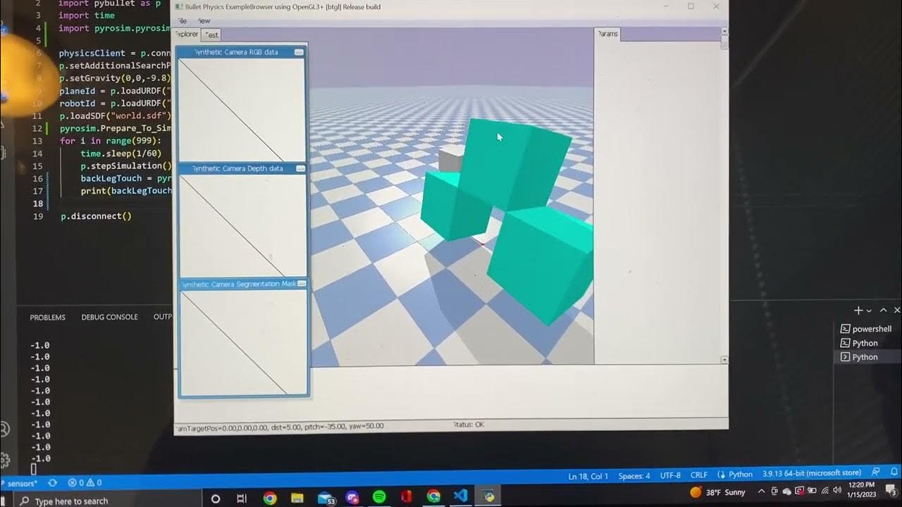 LudoBots Task F: Sensors - YouTube