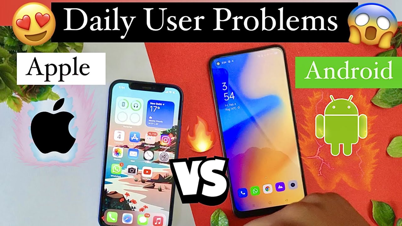 iPhone Problems Vs Android Problems Comparison 🔥🤫 | Which Users Face ...