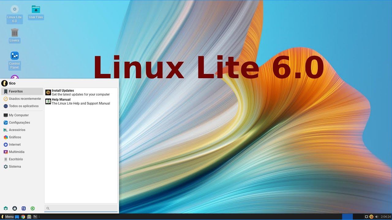Linux Lite 6.0 Instalação Avançada - YouTube
