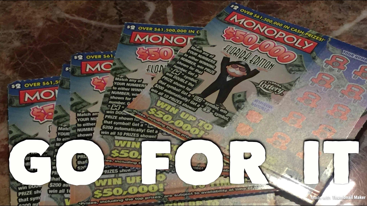 Florida Lottery: $2 5 for 5 Monopoly Tickets - YouTube