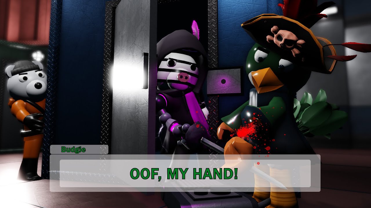 HOW BUDGEY LOST HER HAND! CREWMATES ORIGIN STORY VOL1 (ROBLOX PIGGY ...